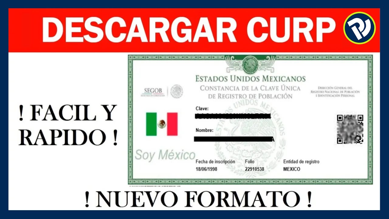 Guía Completa Cómo Descargar Tu Curp Fácilmente Paso A Paso Trámites Mx